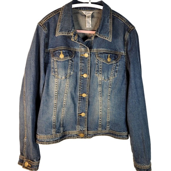 Lilly Pulitzer | Jackets & Coats | Lilly Pulitzer Seaspray Denim Jean ...